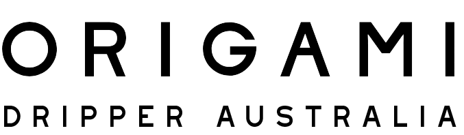 origami dripper vector